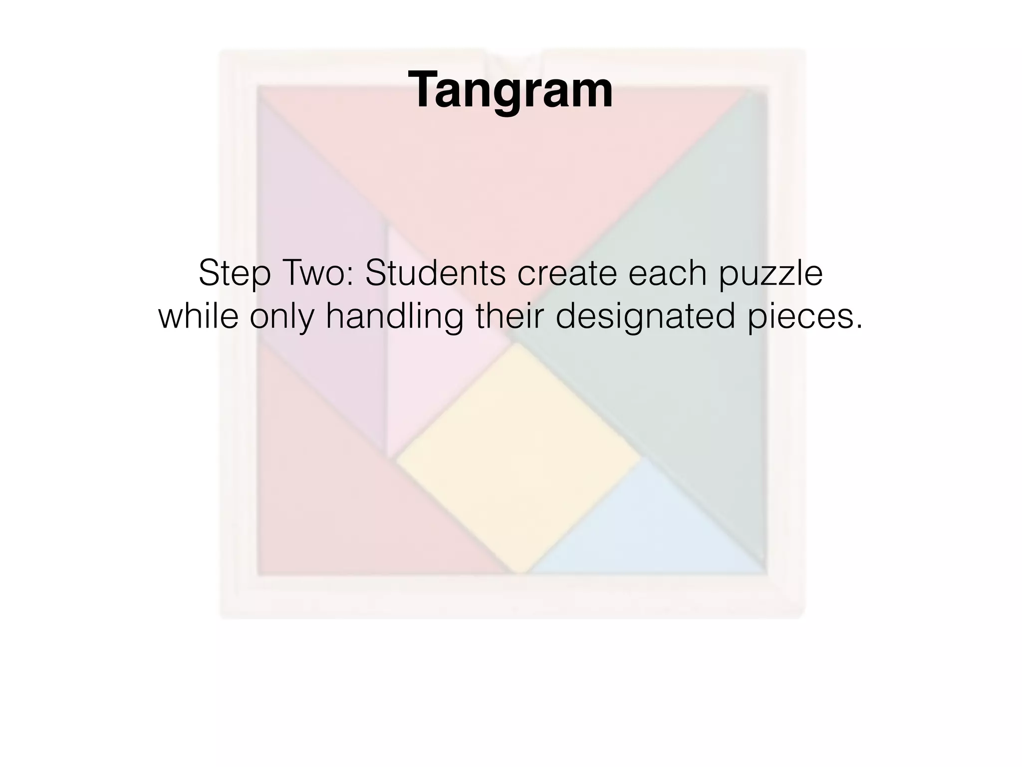 Smart Start Teamwork Edition: Tangrams | PDF