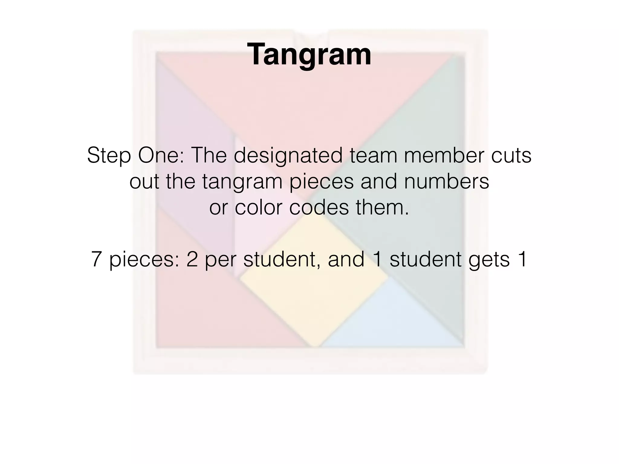 Smart Start Teamwork Edition: Tangrams | PDF