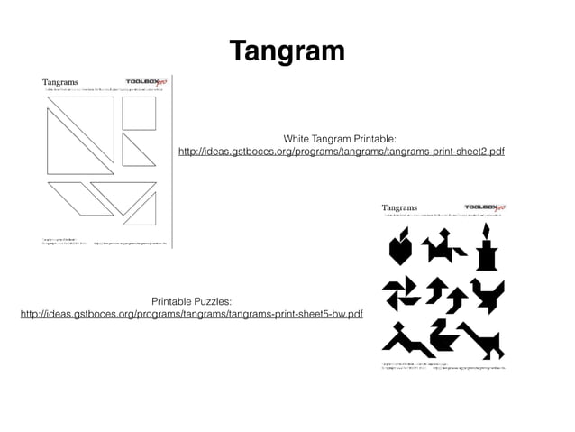 Smart Start Teamwork Edition: Tangrams | PPT
