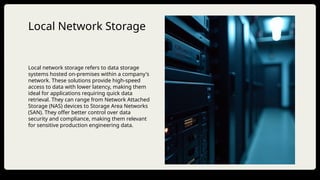 Smart Storage Solutions for production engineering | PPT