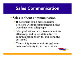 Smart Strategies for Sales Communication Success | PDF