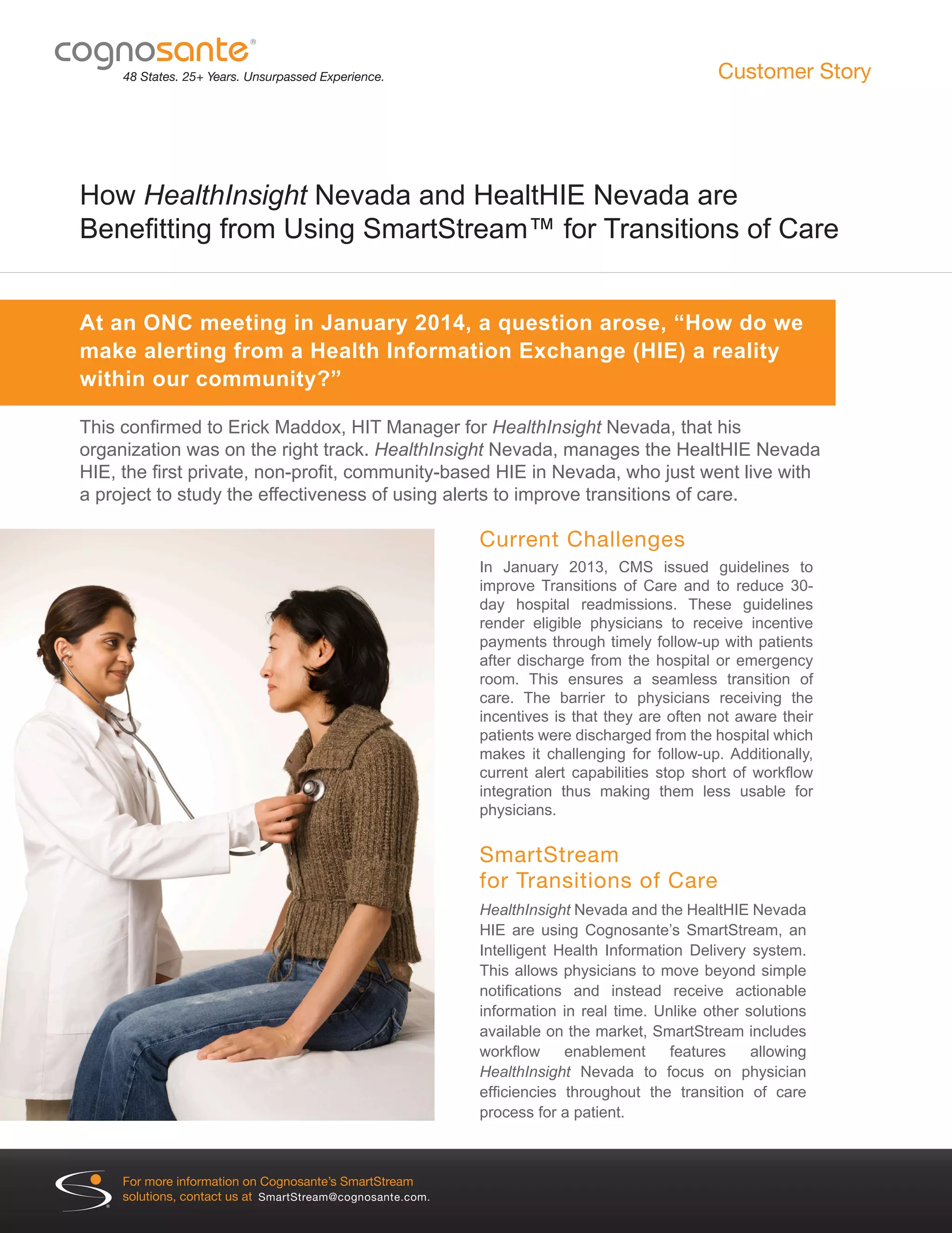How HealthInsight Nevada and HealtHIE Nevada are Benefitting from Using ...