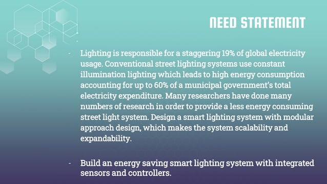 Smart street lighting system | PPTX
