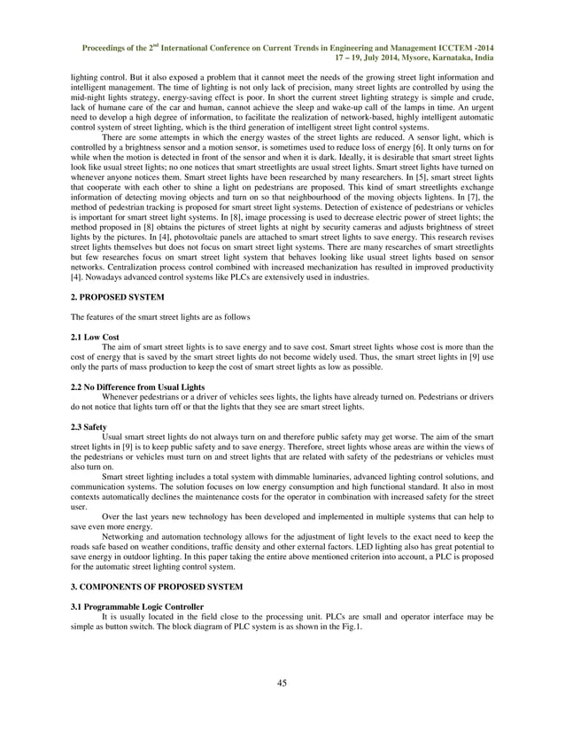 Smart street lighting system based on sensors using plc and scada | PDF | Power and Energy ...