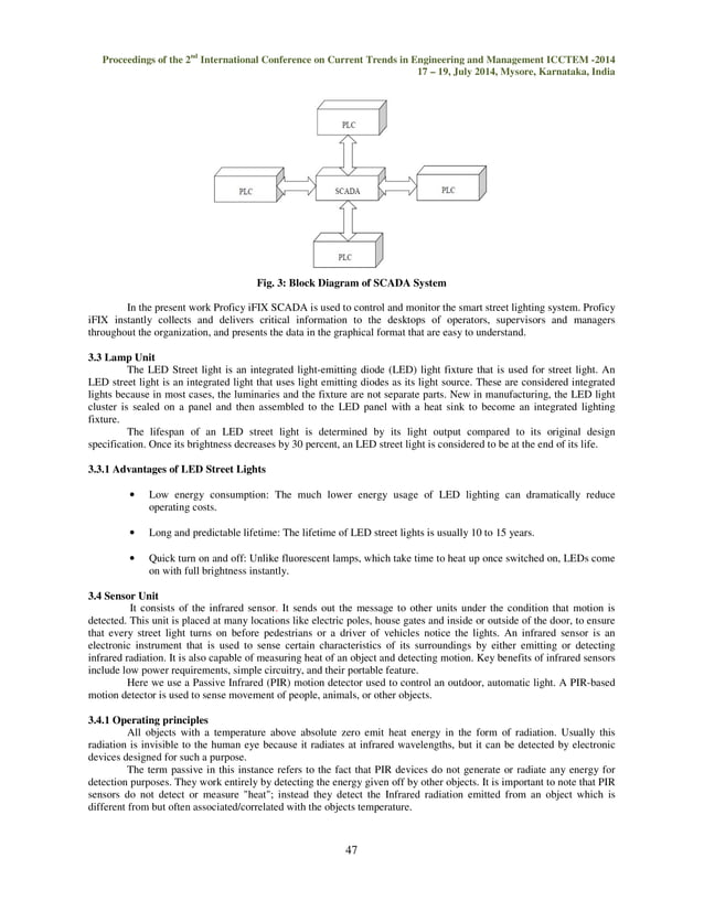 Smart street lighting system based on sensors using plc and scada | PDF ...