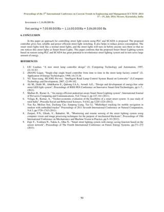 Smart street lighting system based on sensors using plc and scada | PDF