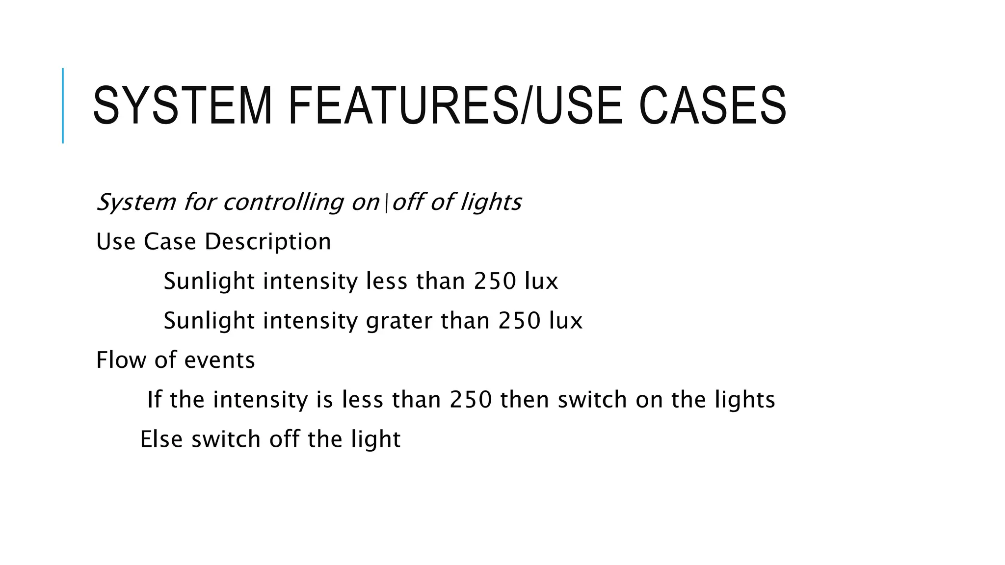 Smart street light system | PPTX