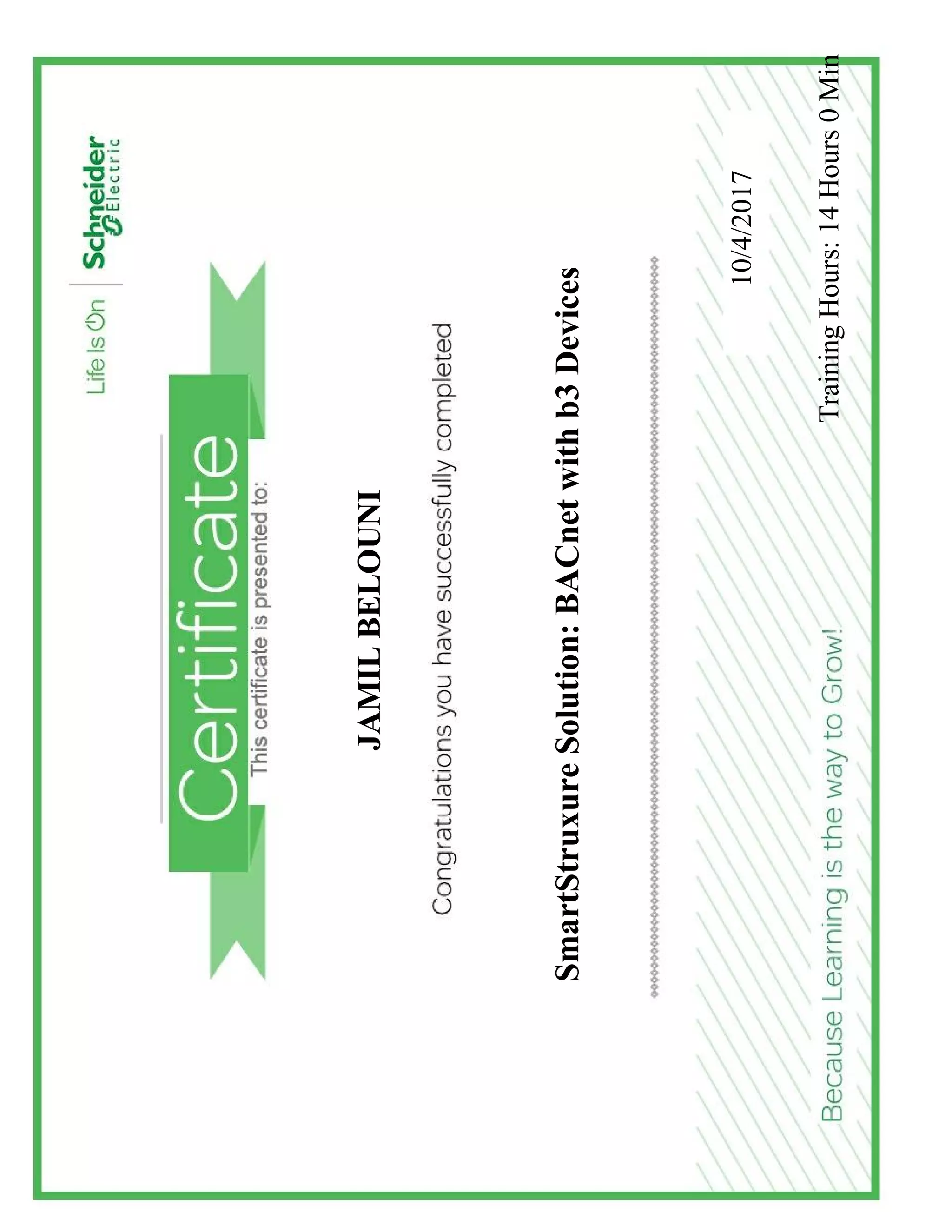 Smart struxure solution ba cnet with b3 devices certificate | PDF
