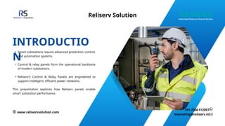 Smart Substations Start Here Inside Reliserv’s Control & Relay Panels ...