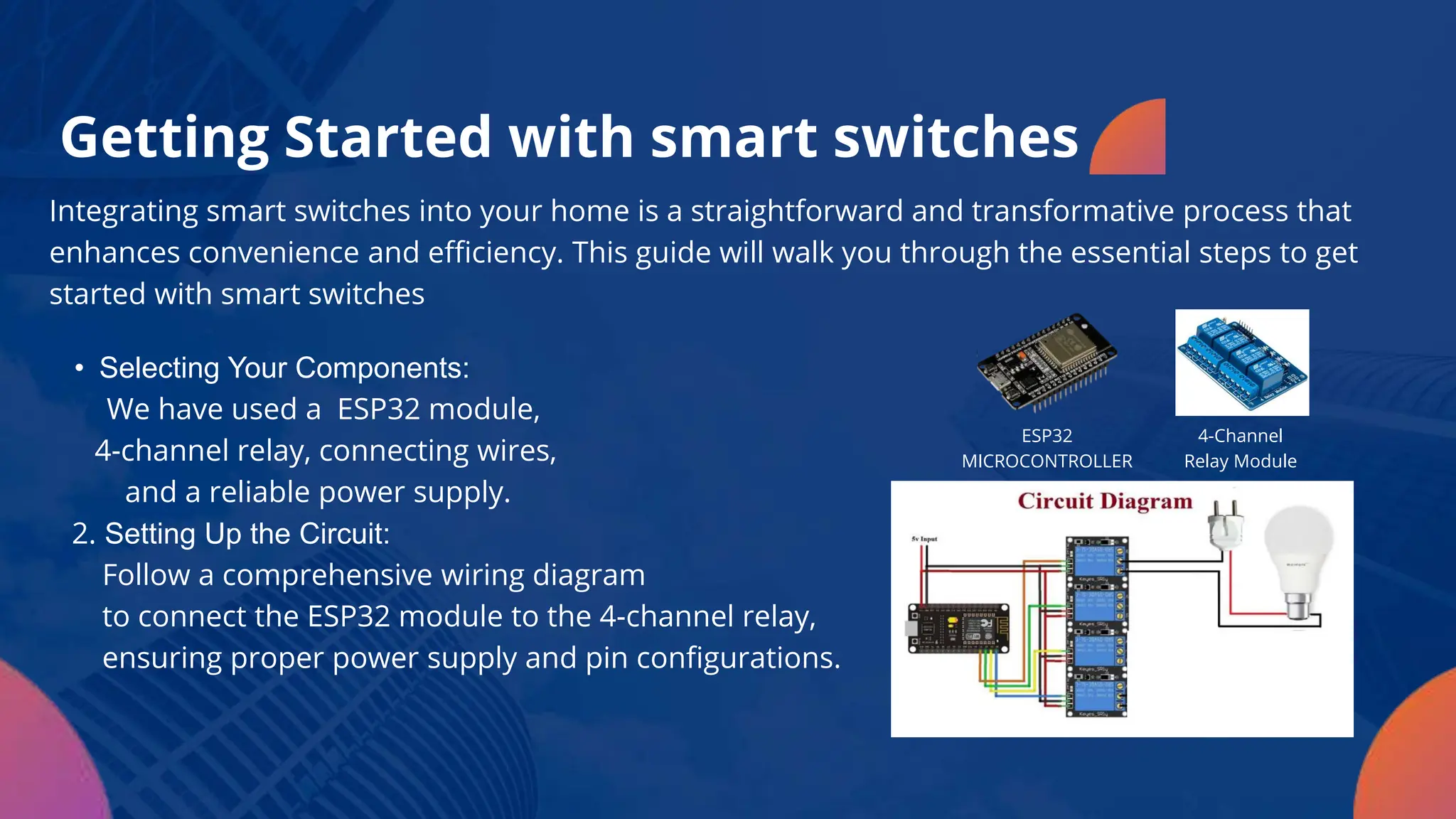 smart switch using IoT devices ESP3286 & Relays | PPTX