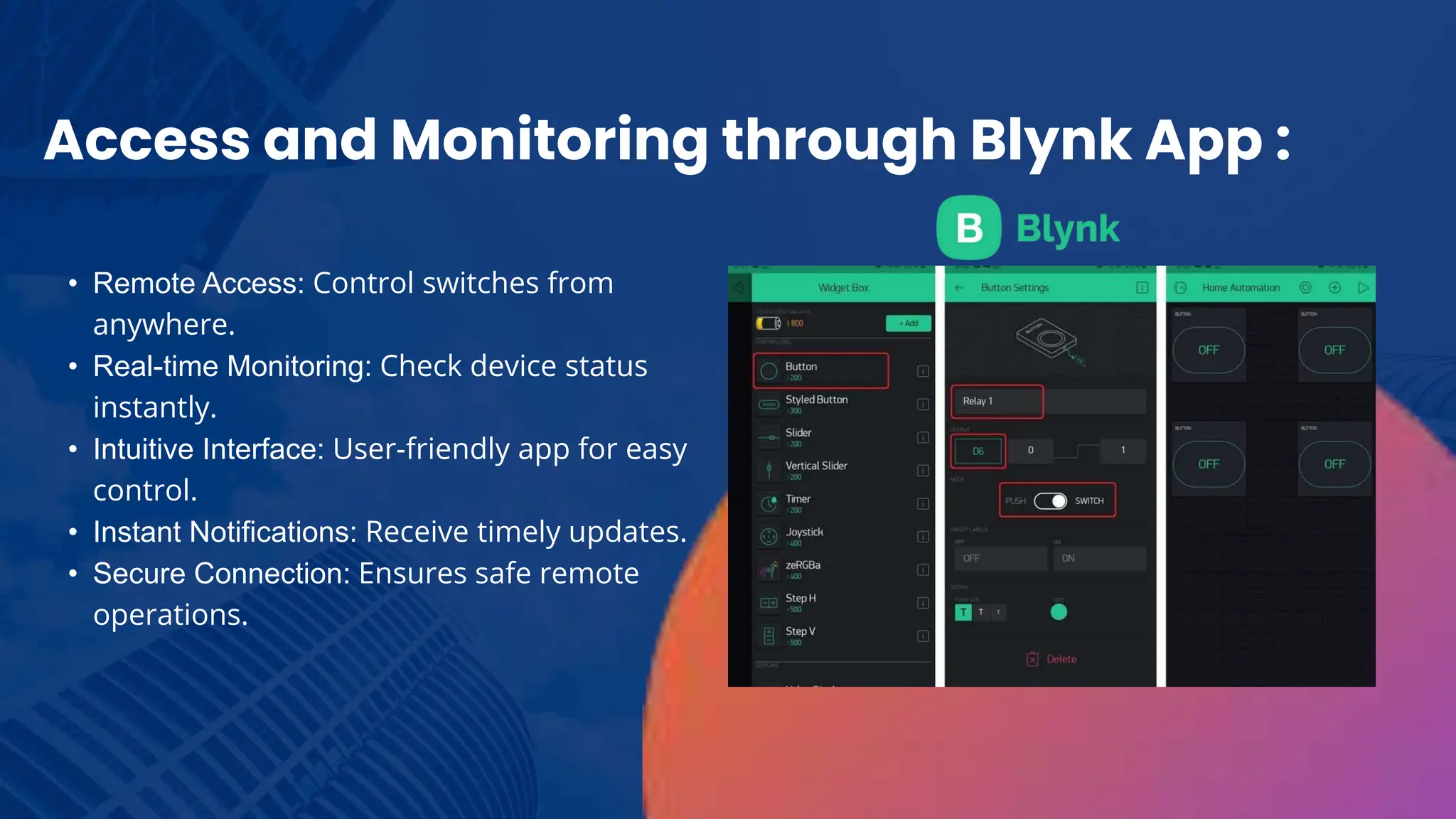 smart switch using IoT devices ESP3286 & Relays | PPTX