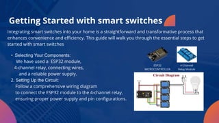 smart switch using IoT devices ESP3286 & Relays | PPTX