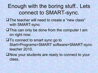 Smart Sync Teacher Orientation | PPT