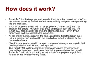 Smart­ Tac Pro+En Presenation | PPT