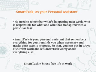 SmartTask business usecase | PPT