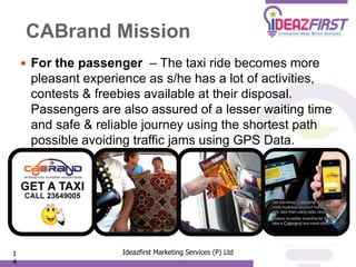 Smart taxis for smart cities | PPT