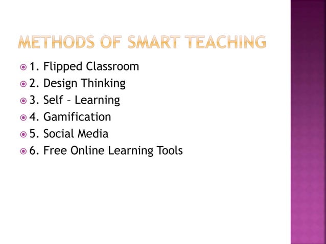 Smart teaching and learning | PPTX | Technology & Computing