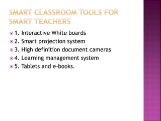 Smart teaching and learning | PPTX