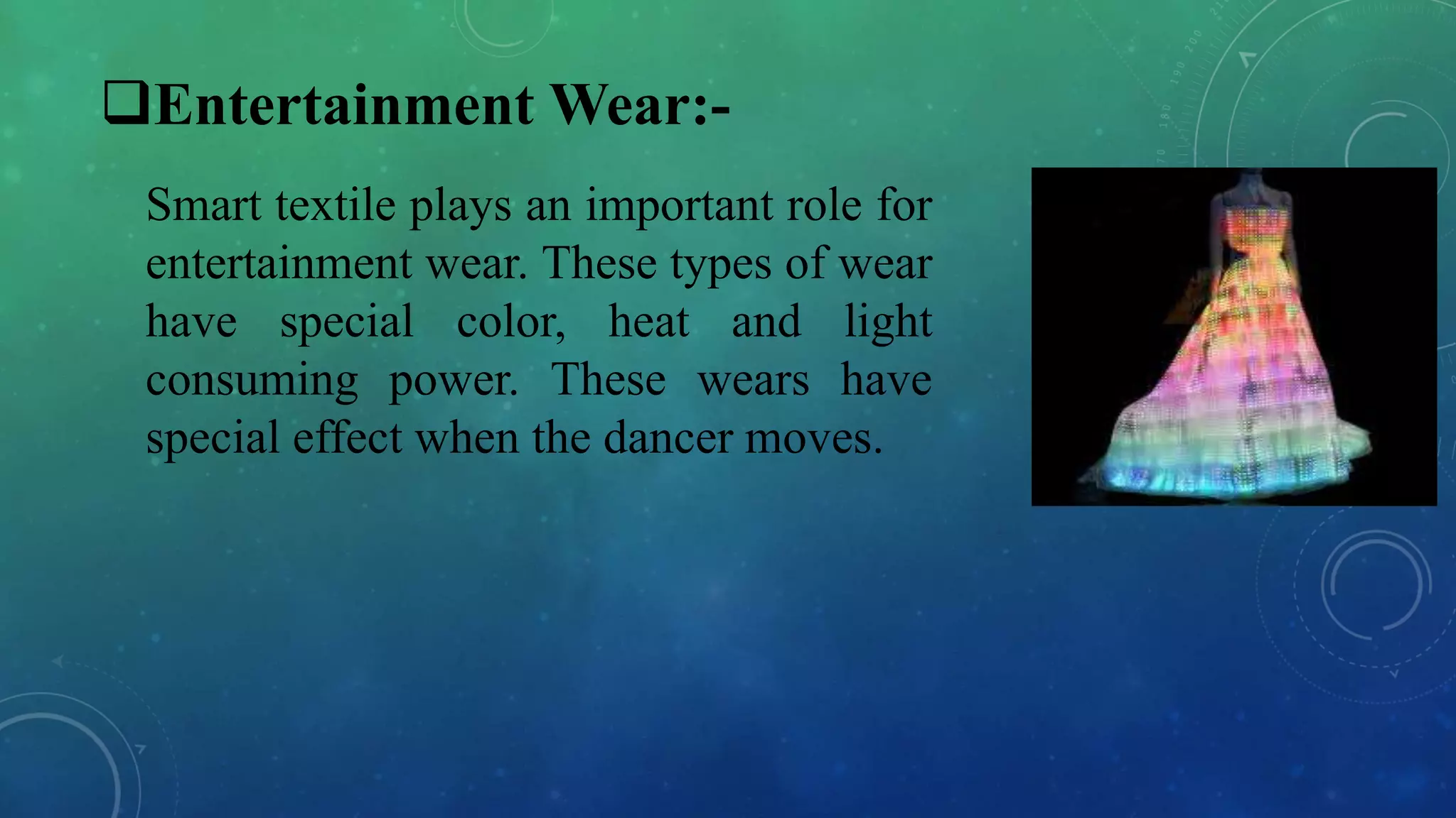 Presentation Topic:- Smart Textile | PPTX