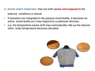 Smart textile introduction | PPTX