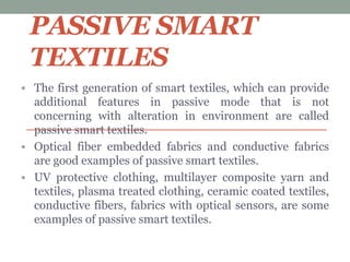 Abhi Rana)Smart Textiles | PPTX | Wearable Technology | Consumer ...