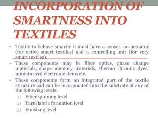 Abhi Rana)Smart Textiles | PPTX | Wearable Technology | Consumer ...