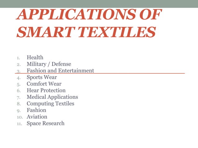 Abhi Rana)Smart Textiles | PPT