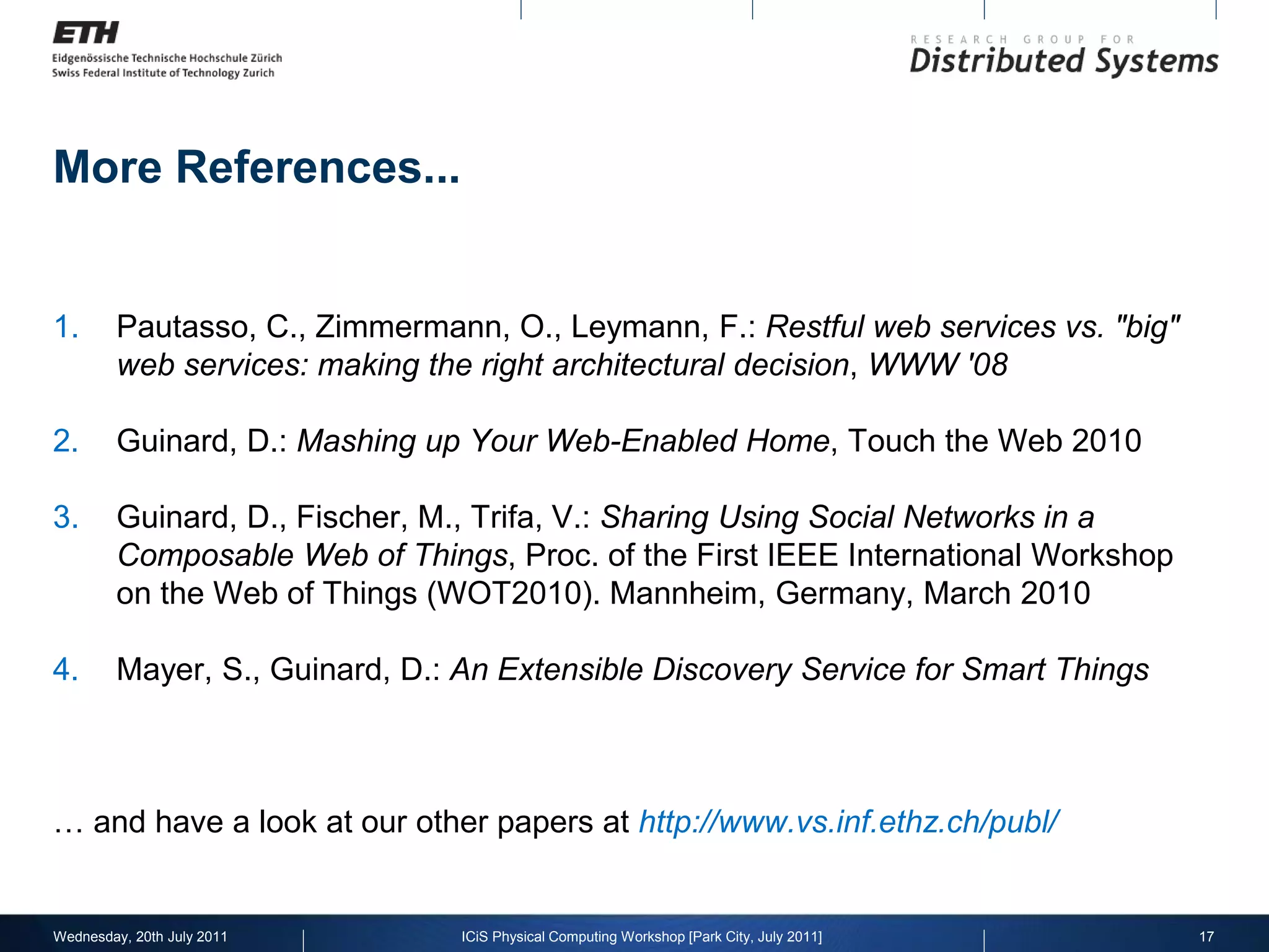 Web-based Smart Things Ecosystems | PDF