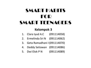 Smart tips for smart teenager | PPTX