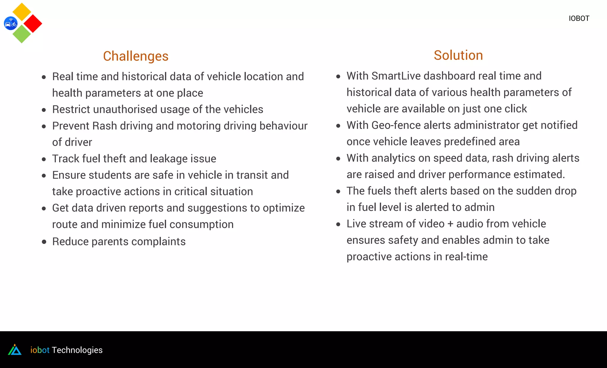 Case Study - IoT for Transport and Logistics | PPT