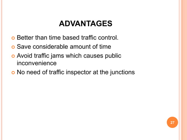 SMART TRAFFIC CONTROL | PPTX