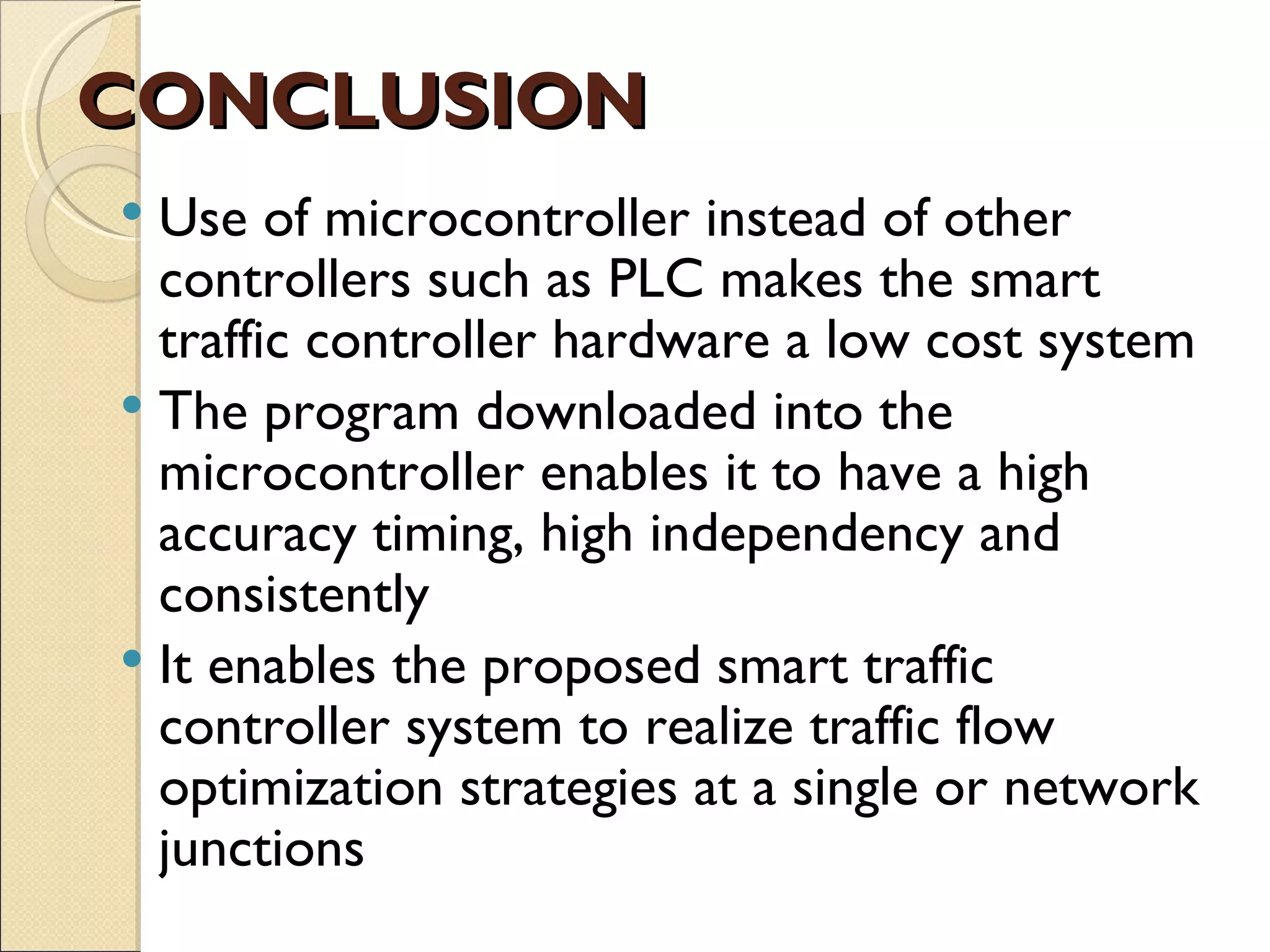 Smart Traffic Light Controller | PPT