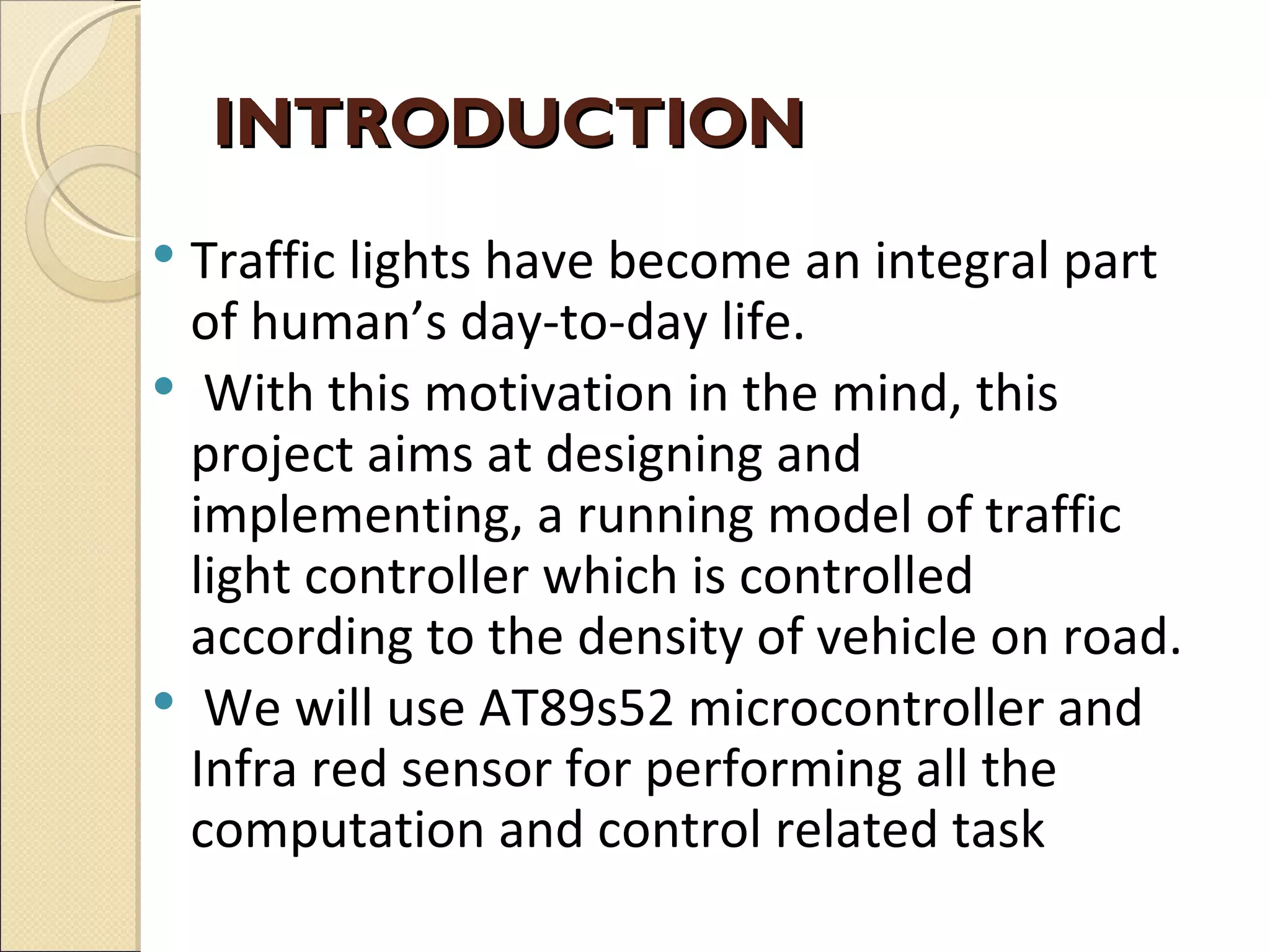 Smart Traffic Light Controller | PPT