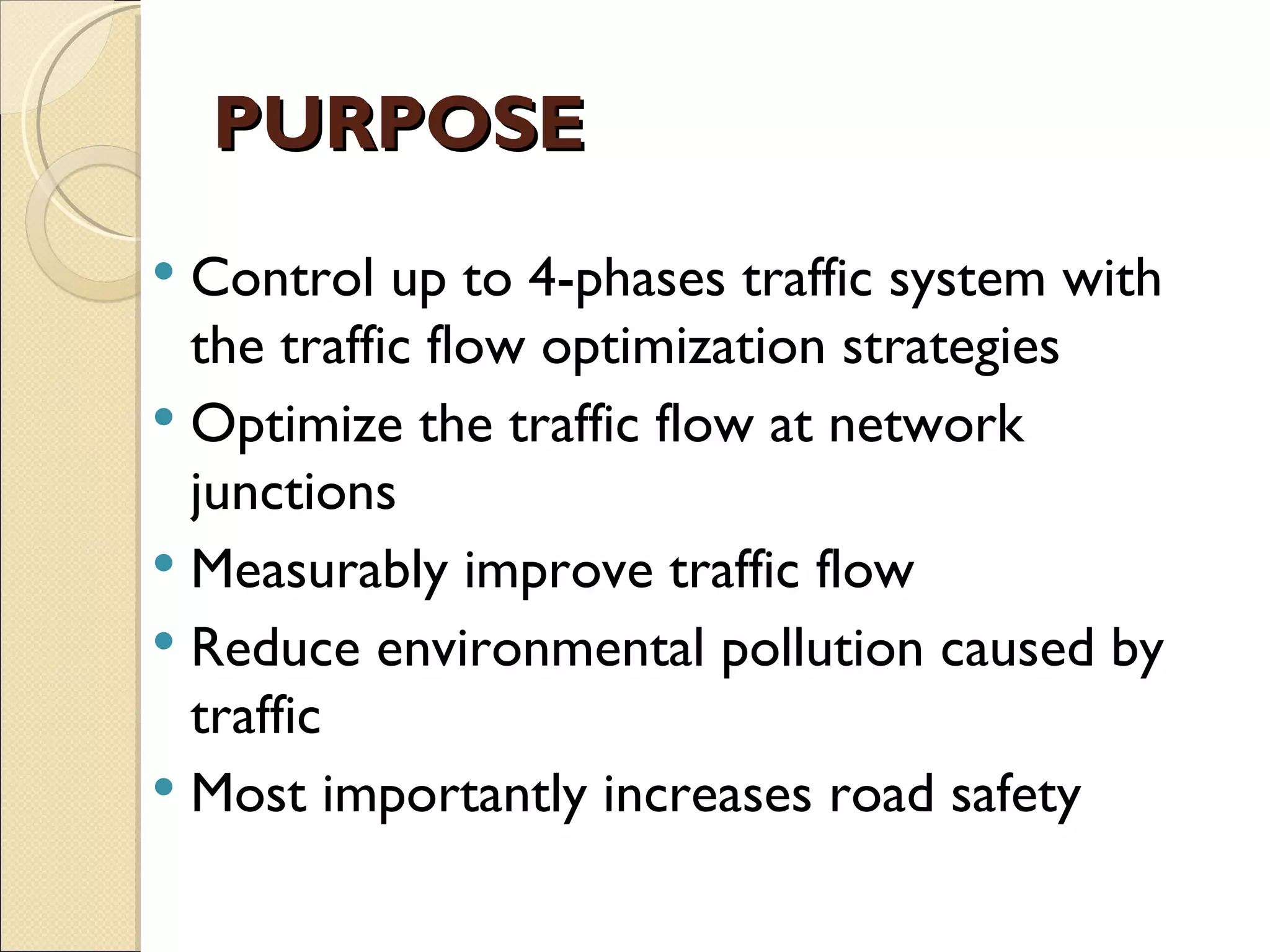 Smart Traffic Light Controller | PPT