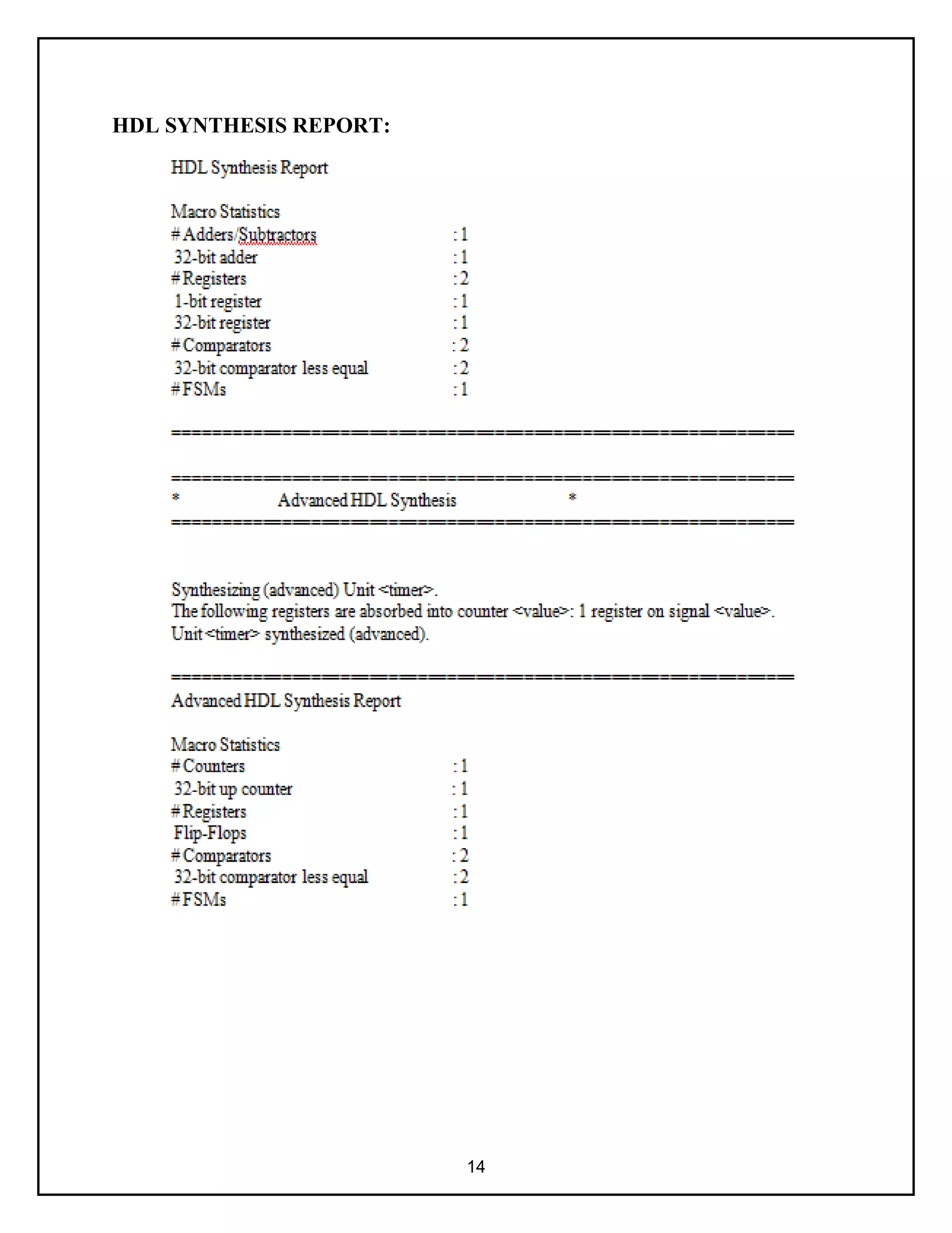 Smart traffic light controller using verilog | PDF