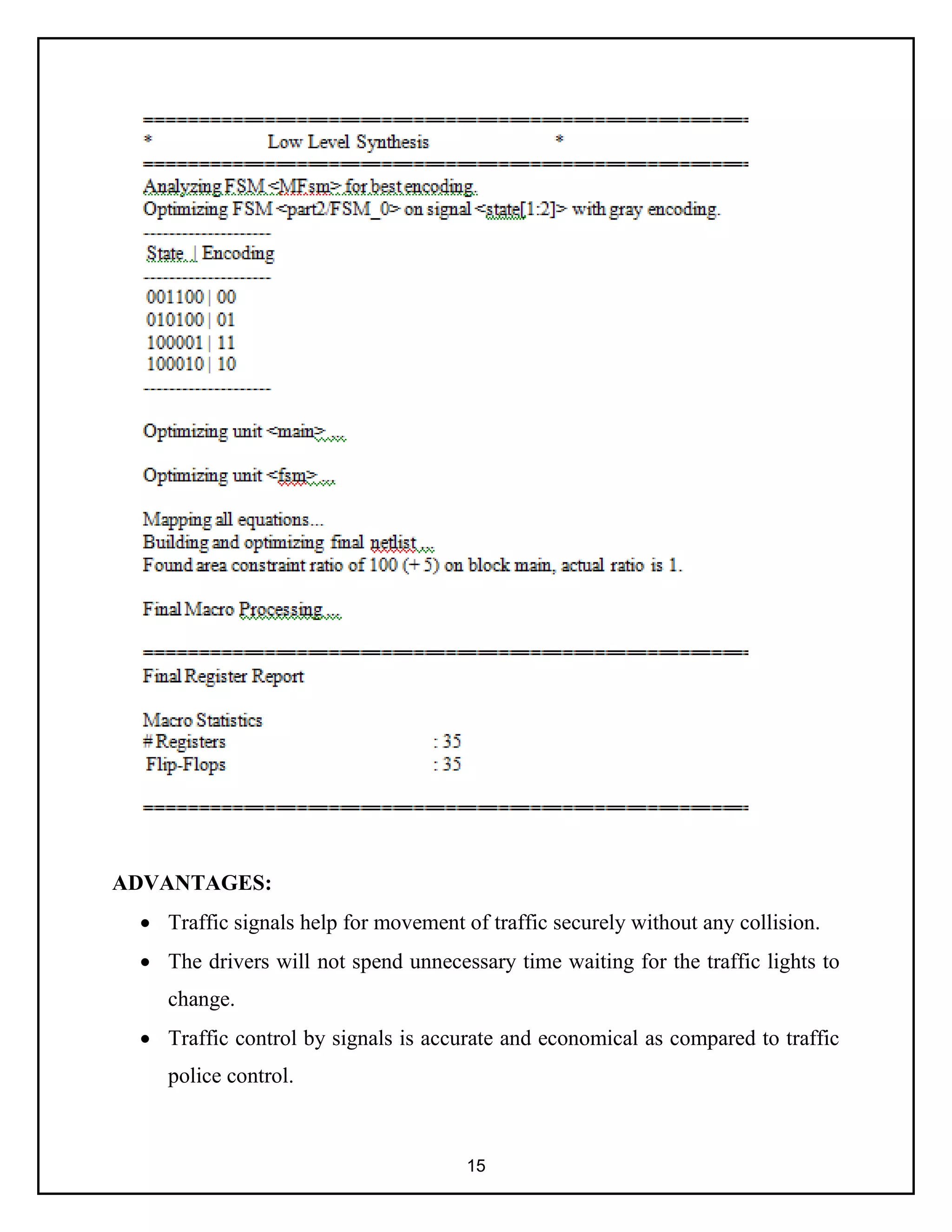 Smart traffic light controller using verilog | PDF | Technology & Computing