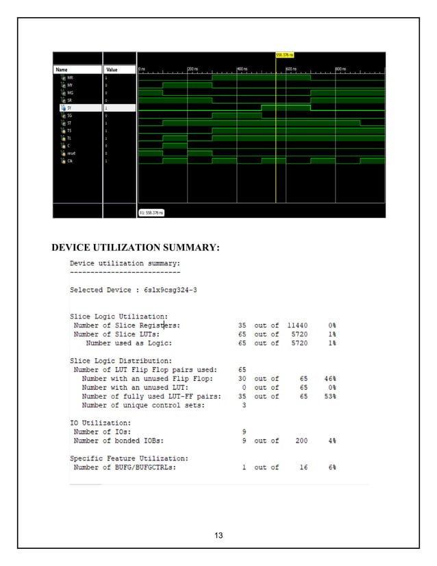 Smart traffic light controller using verilog | PDF | Technology & Computing