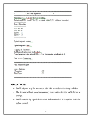 Smart traffic light controller using verilog | PDF | Technology & Computing