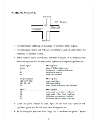 Smart traffic light controller using verilog | PDF