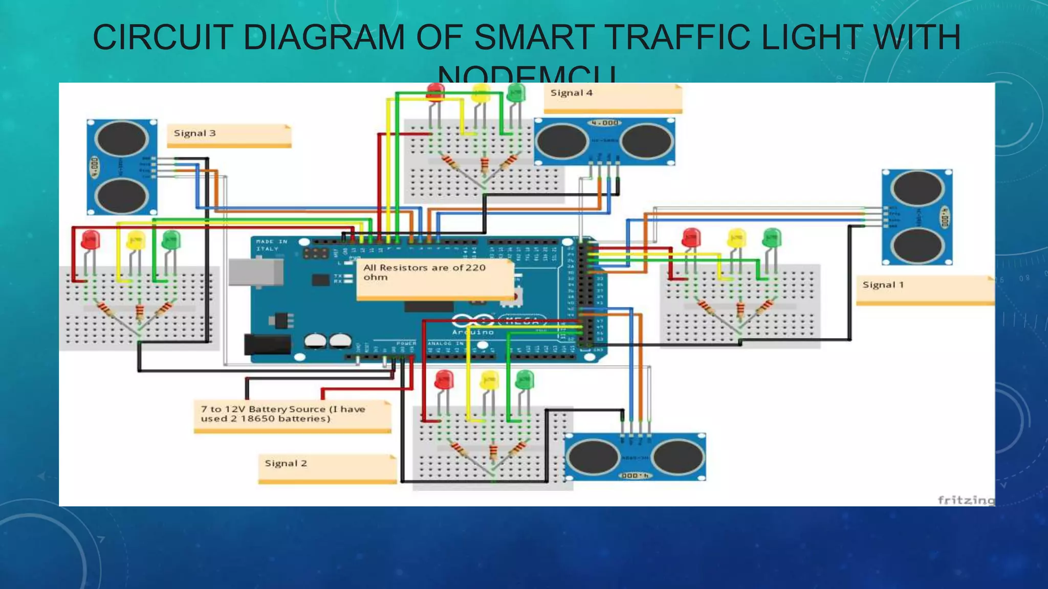 Smart Traffic Light Controller Using NodeMCU.pptx | Computer Peripherals | Computing