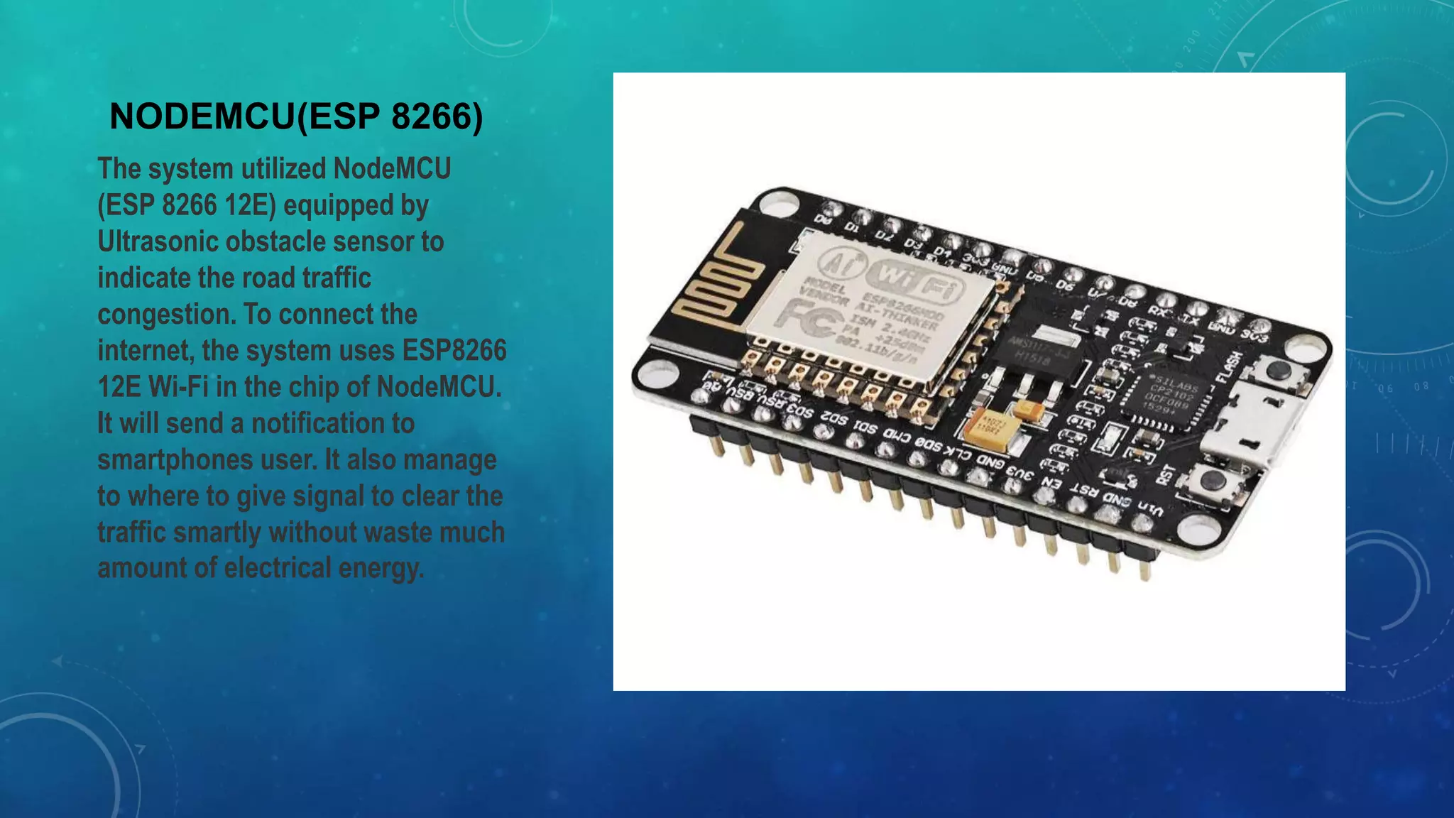 Smart Traffic Light Controller Using NodeMCU.pptx | Computer Peripherals | Computing
