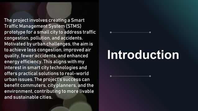 Smart Traffic Management System presentation | PPTX