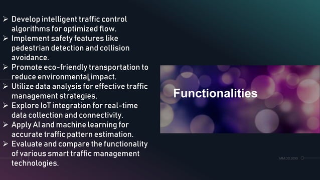Smart Traffic Management System presentation | PPTX