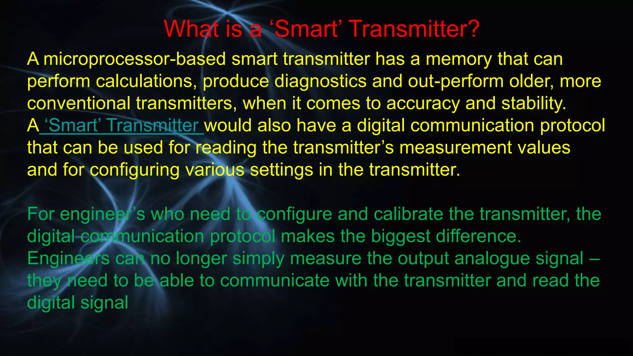 Smart transmitter | PPTX