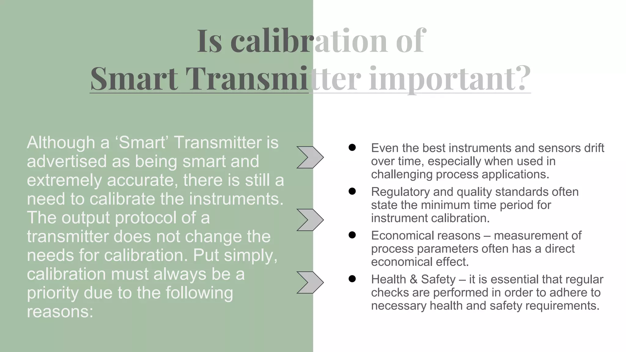 Smart transmitters | PPTX