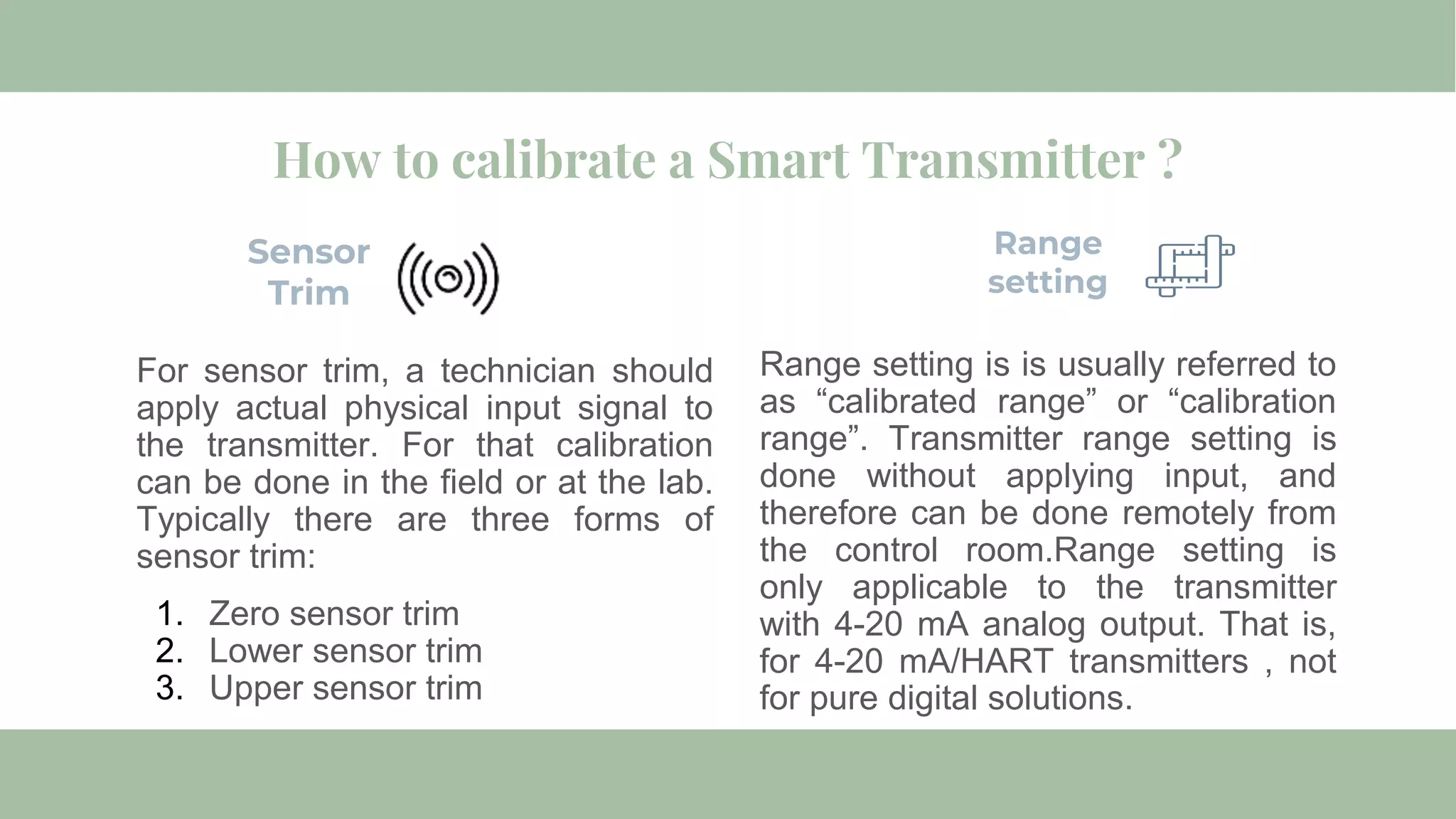Smart transmitters | PPTX
