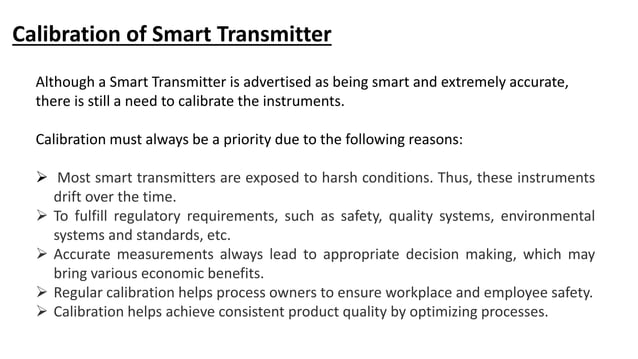 Smart transmitters.pptx | Computer Networking | Computing