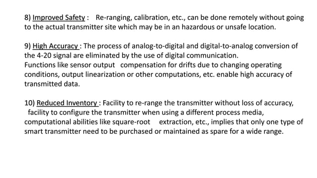 Smart transmitters.pptx | Computer Networking | Computing