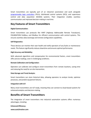 Smart Transmitters Revolutionizing Industrial Automation.pdf