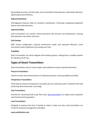 Smart Transmitters Revolutionizing Industrial Automation.pdf
